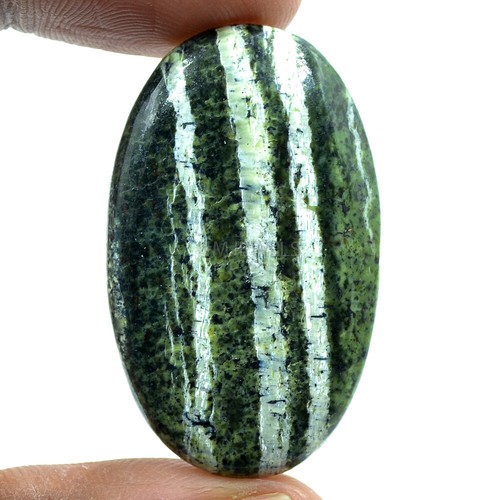 Cts 36.40 Natural Chatoyant Zebra Jasper Swiss Opal Cabochon Oval Loose ...