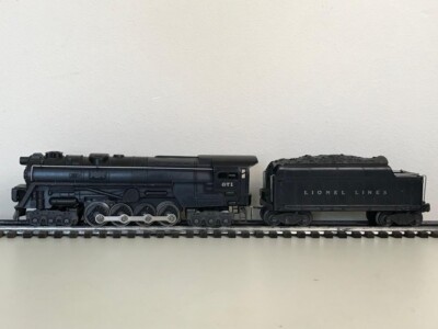 LIONEL POSTWAR 671 STEAM TURBINE LOCO WITH 671 WHISTLE TENDER | eBay