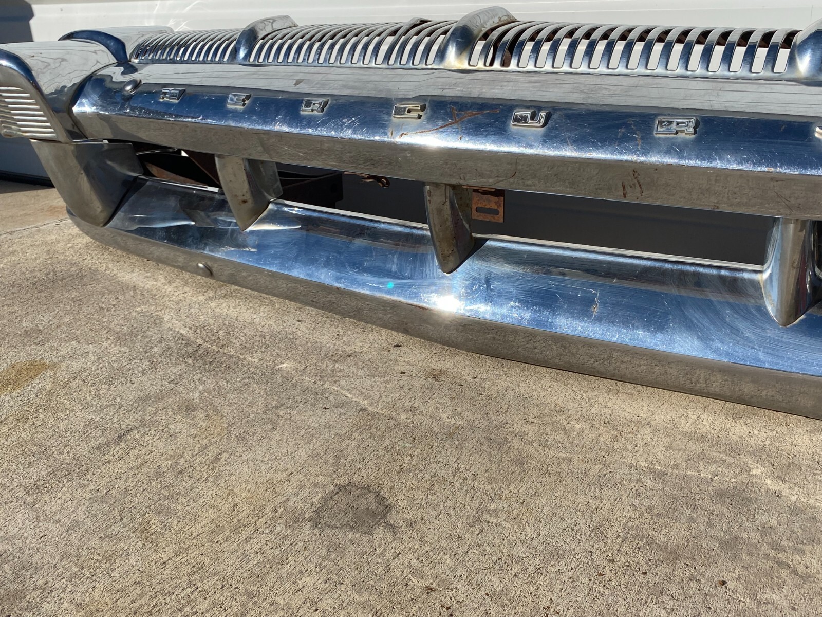 1956 Mercury front bumper assembly, complete, nice! Montclair, Monterey ...