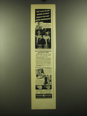 1938 General Electric Mazda Photo Lamps Ad - George Karger | eBay