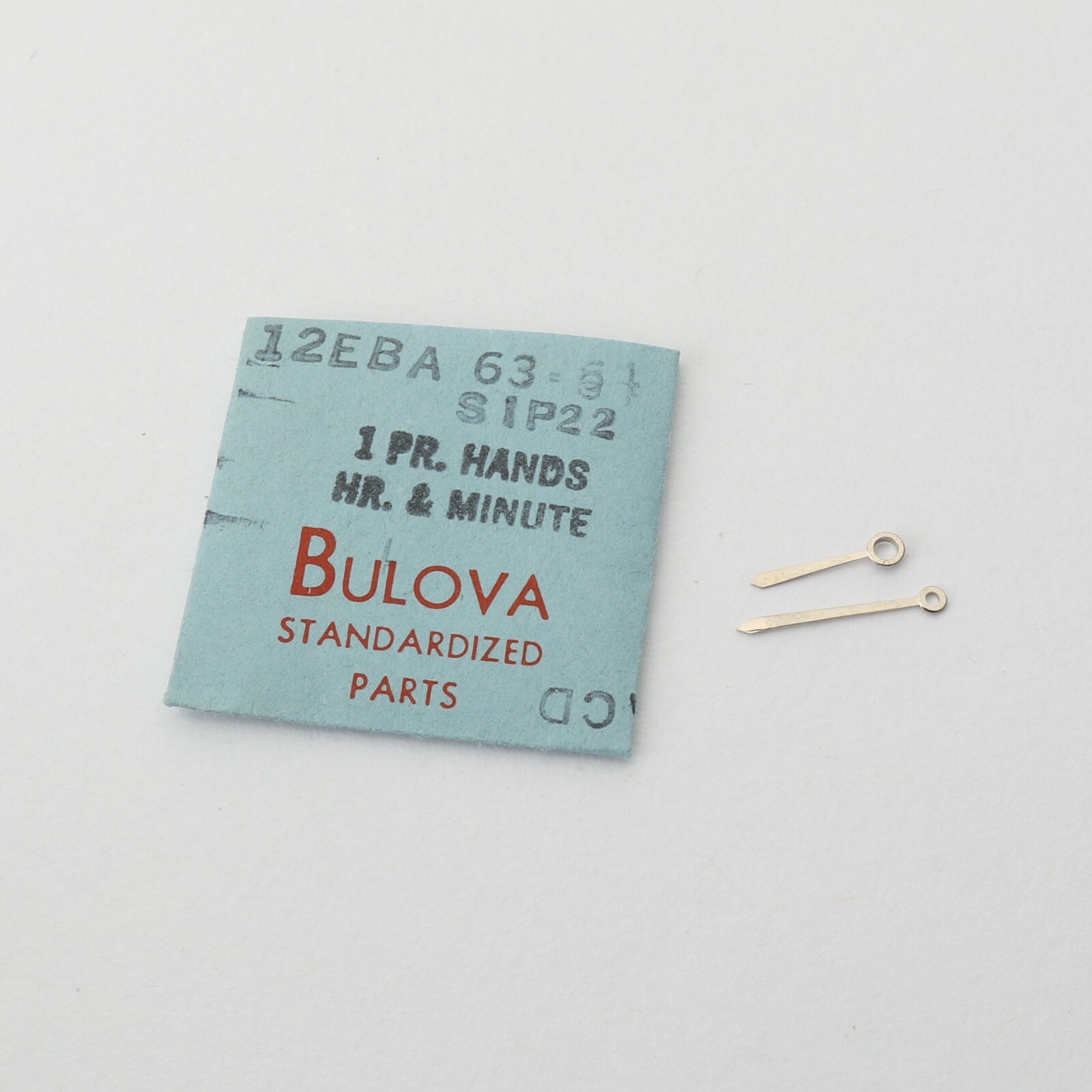 Genuine Bulova Watch 12EBA Pair Hands Hour & Minute SIP22 #63-64 NOS ...