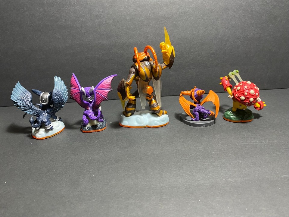 Skylanders Giants Activision Swarm, Cynder, Sonic Boom & Shroomboom Lot ...