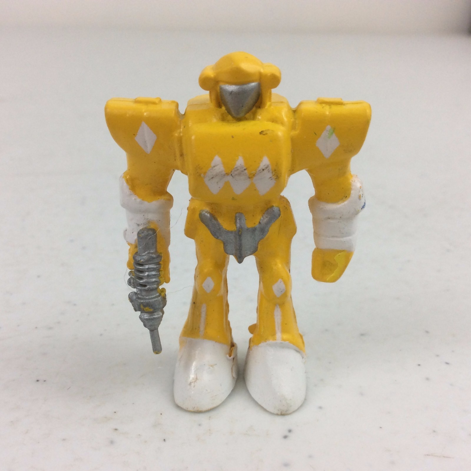 Soma Sonic Rangers Warriors Yellow / White Robot PVC Figure Toy 2" | eBay