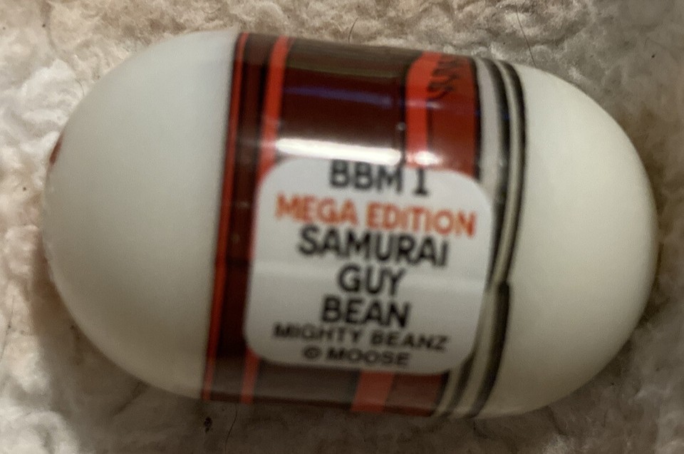 Mighty Beanz BBM1 Mega Edition Samurai Guy Bean 2” | eBay