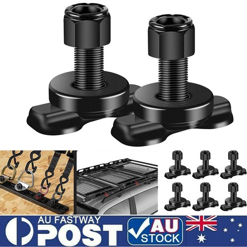 5Pc L-Track Double Lug Threaded Stud Nut Fitting Tie Down Used with L ...
