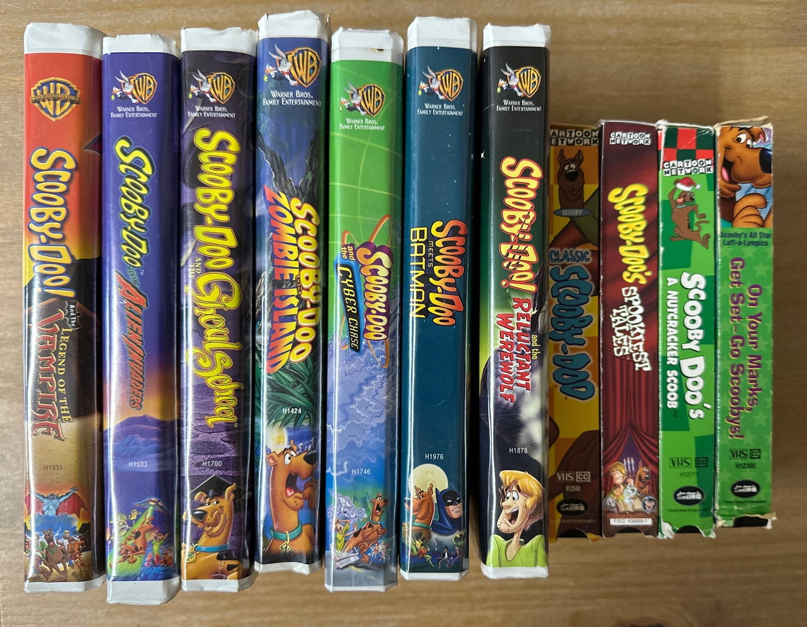 CARTOON NETWORK VHS TAPES LOT