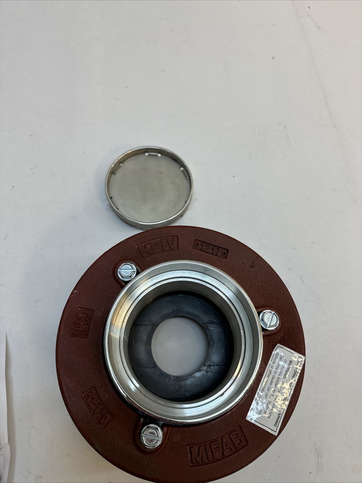 MIFAB / APOLLO A1-3NH-7 Cast Iron 3" Floor Drain Body & A1-C1 Plate ...
