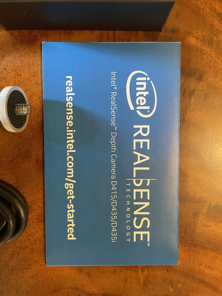 New! NO CAMERA. Intel Realsense D435i Tripod, USB Cable, Box ...
