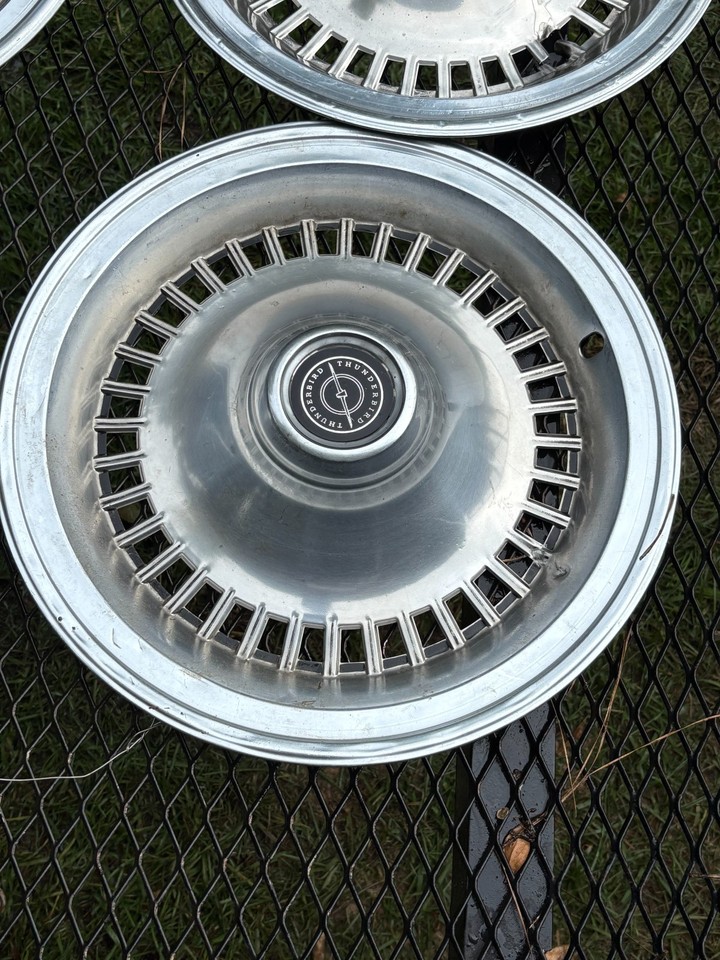 Ford Thunderbird 70's OEM 15" Vintage Hubcaps | eBay