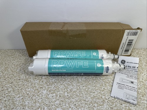 Genuine GE RPWFE Refrigerator Water Filter 2-Pack Box W/Chip Open Box ...
