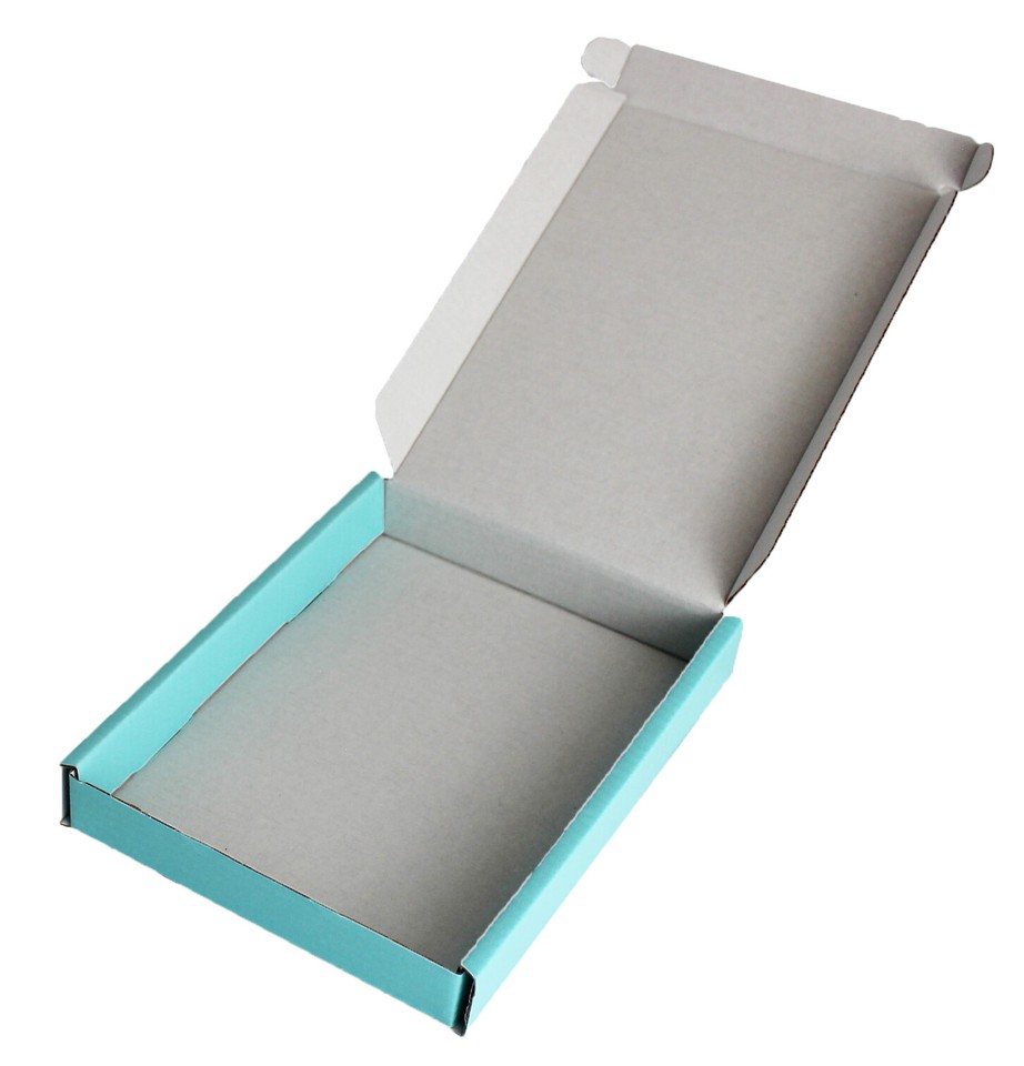 SATIN LIGHT BLUE MINI A6 A5 A4 PIP BOXES LARGE LETTER SHIPPING BABY ...