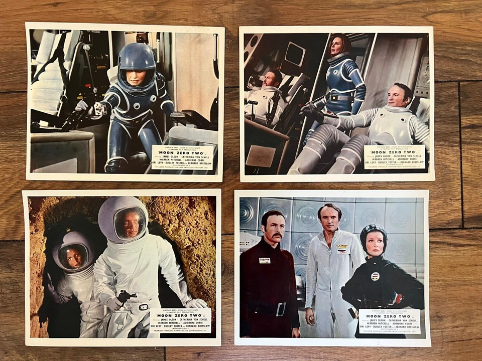 MOON ZERO TWO ORIGINAL LOBBY CARD SET CATHERINE VON SCHELL 1969 RARE 🔥📈 ...