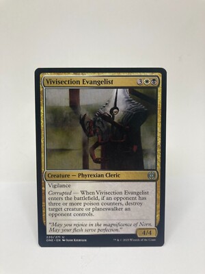 Vivisection Evangelist NM/M* Phyrexia All Will Be One 220/271 mtg ...