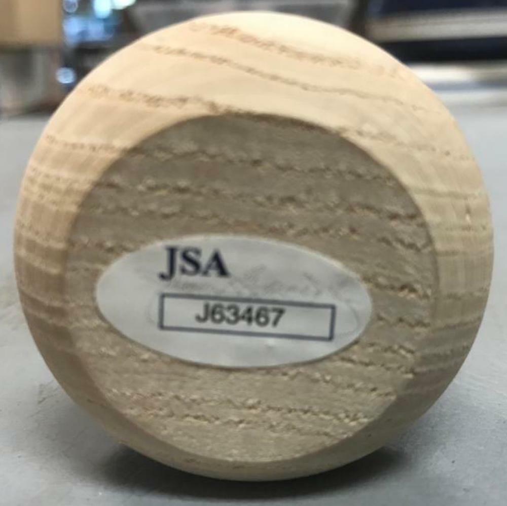 BUCK LEONARD NEGRO LEAGUES SIGNED RAWLINGS BLONDE BAT DECEASED JSA ...