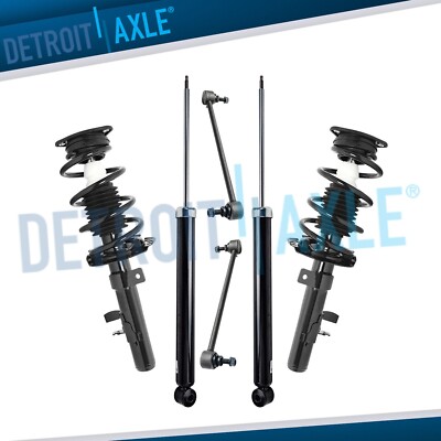 Front Struts w/Coil Spring Sway Bars Rear Shock Absorbers for 2013 Ford ...