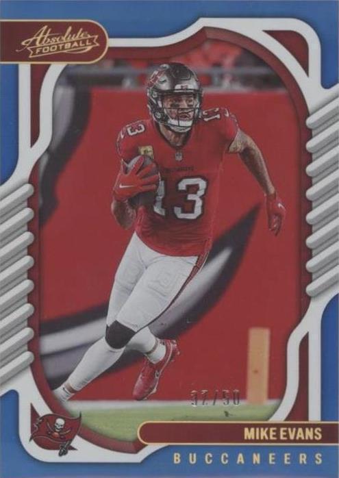 2022 Panini Absolute - Mike Evans #77 Spectrum Blue /50 for sale online ...