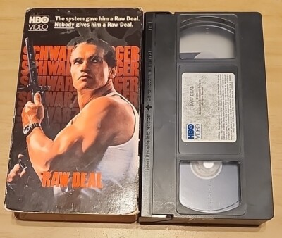 Raw Deal VHS VCR Video Tape Used Movie Arnold Schwarzenegger ...