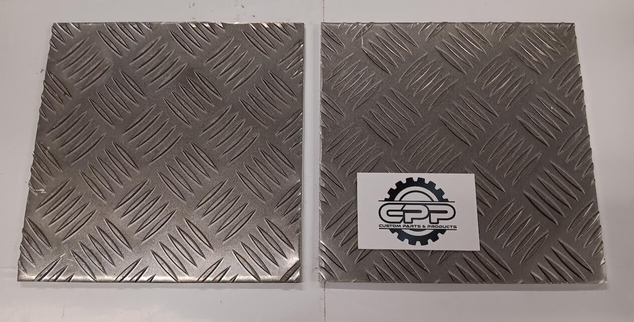 Aluminium Checker Plate Tread 5 bar 4.5mm Checker Treadplate 200mm x ...