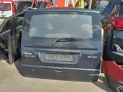 MERCEDES BENZ W639 VITO REAR TAILGATE BOOT LID WITH GLASS IN BLACK ...