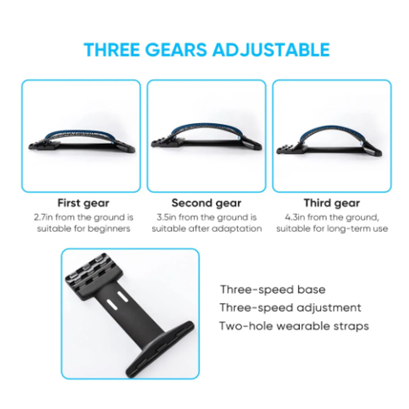 Back Stretcher, Popper Spine Upper Lower Back Pain Relief Cracker ...