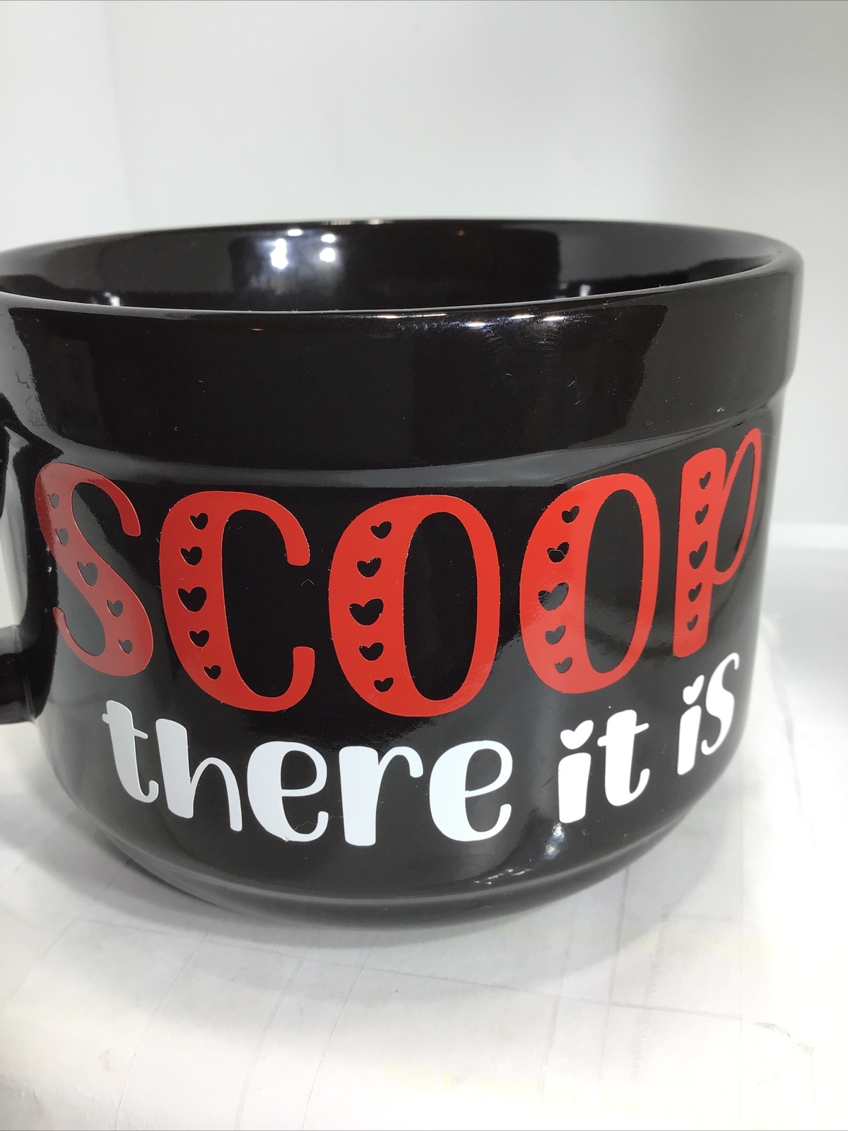 SCOOP THERE IT IS COFFEE MUG. WHOOPS THERE IT IS MUG. Art Deco Mug ...