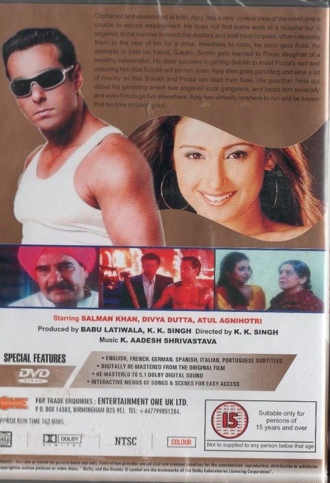 VEERGATI - BOLLYWOOD DVD - SALMAN KHAN - Bollywood indian movie dvd | eBay