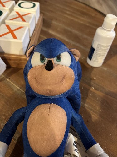 sonic the hedgehog 2 movie talking stuffed animal | eBay