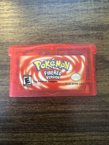 Pokemon Fire Red Version - Game Boy Advance) - Tested & Saves Not ...