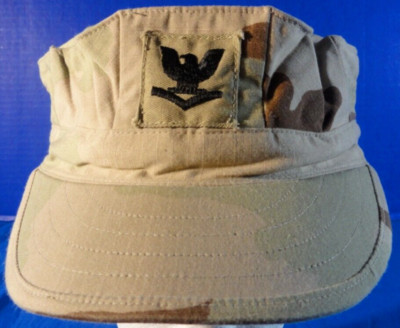 USGI 3 COLOR DCU CAMOUFLAGE PATTERN UTILITY CAP HAT SIZE SMALL WITH ...