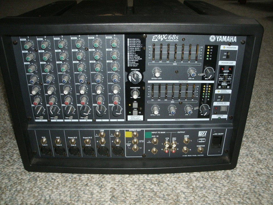 Yamaha EMX68S Powered Mixer - Works Great | eBay