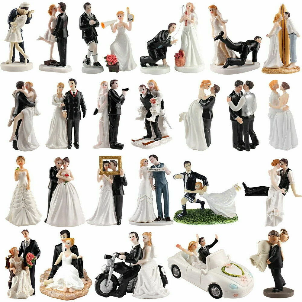 Funny Wedding Cake Toppers Bride And Groom
