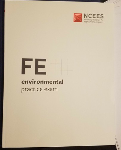 FE Environmental Practice Exam, brand new, current edition | eBay