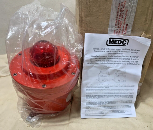 Nuovo Pignone MEDC NG17 5FB Red LED Hazardous Area Strobe Beacon 24VDC ...