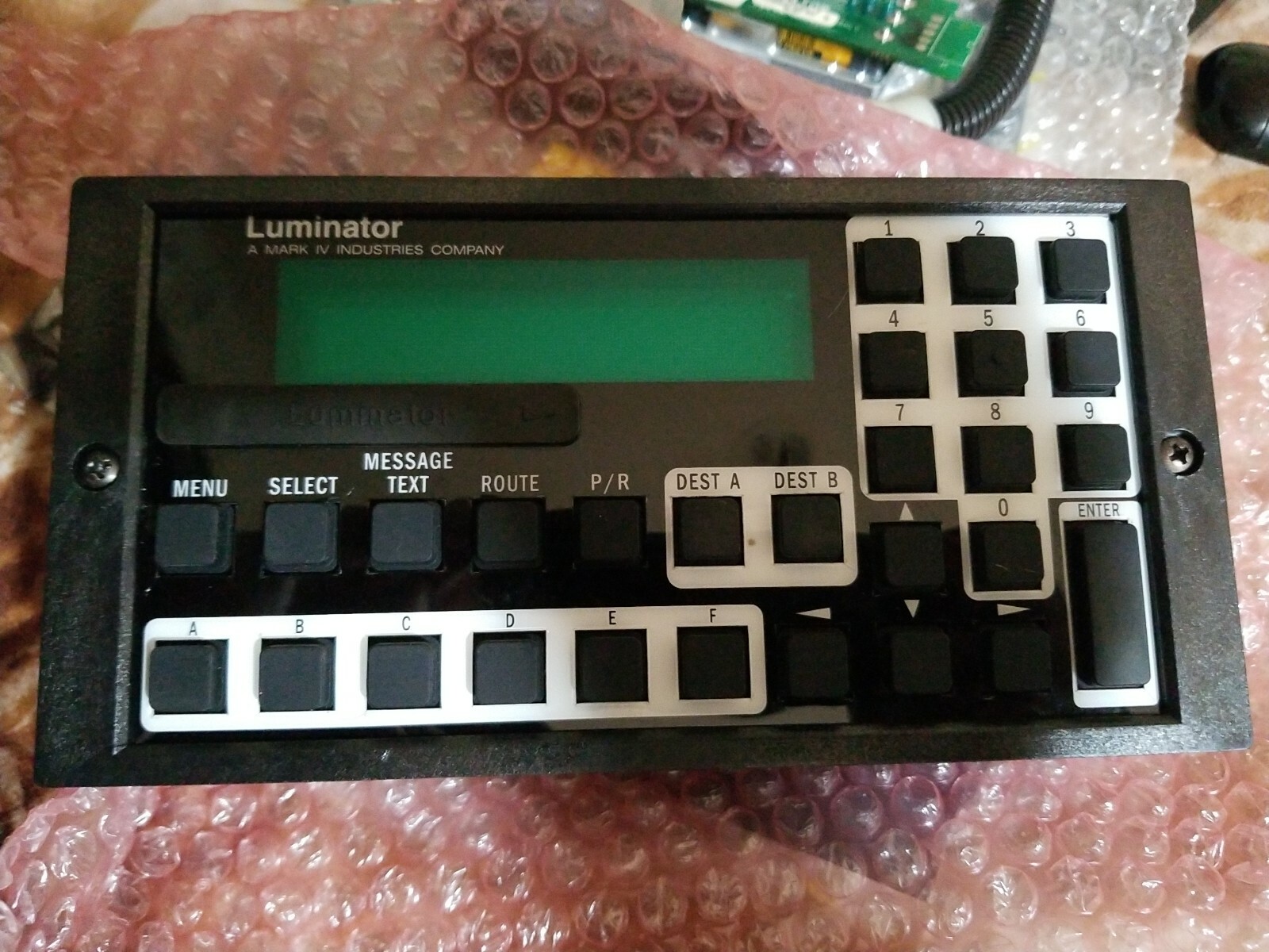 LUMINATOR MARK IV ODK OPERATOR DISPLAY & KEYPAD LED CONTROLLER MODEL ...