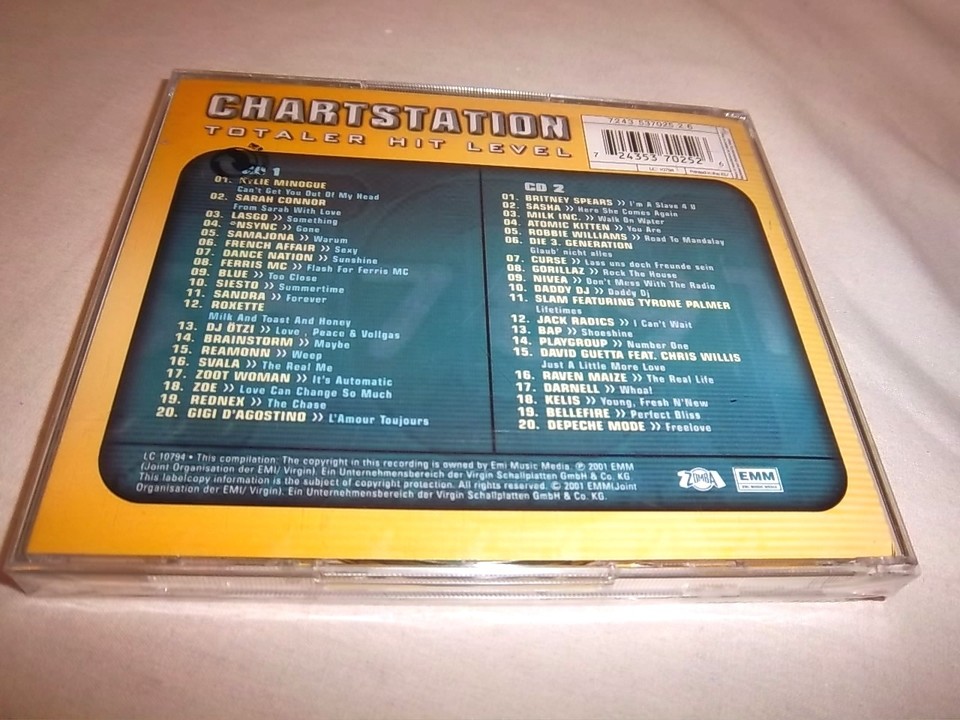 v/a CHARTSTATION-KYLIE MINOGUE/NSYNC/ROXETTE/DEPECE MODE/ETC...NEW ...