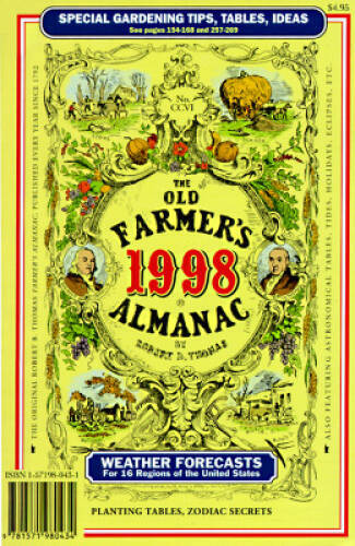 The Old Farmers Almanac 1998 (Paper) - Paperback By Farmers Almanac ...