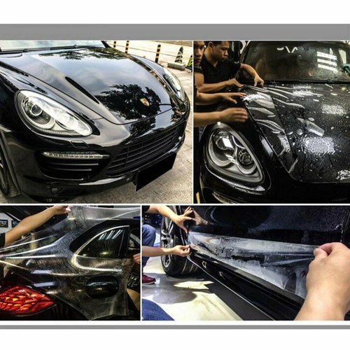Clear Bra Paint Protection Vinyl Film Wrap Transparent Car Paint ...