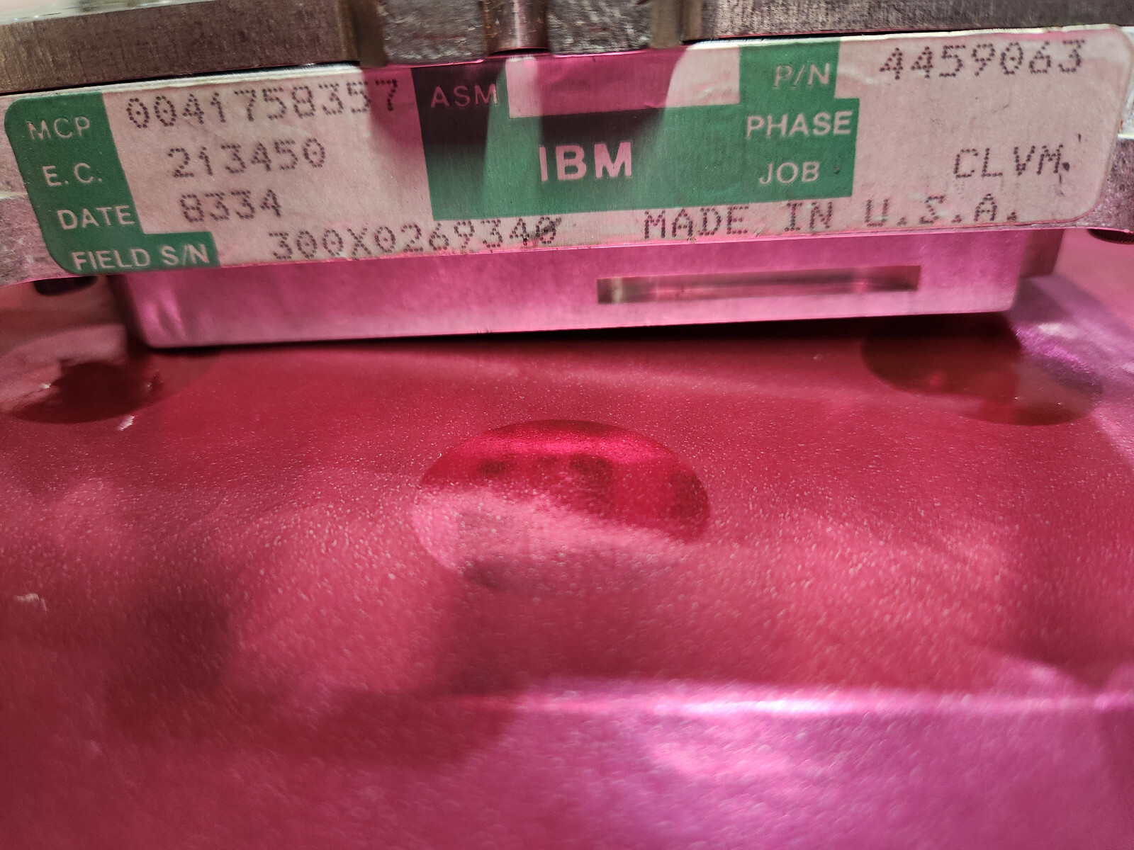 Vintage IBM 3081 Mainframe/Supercomputer TCM/MCM Museum CPU/Processor ...