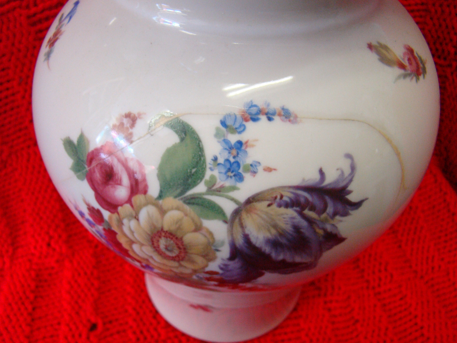 Vintage Floral Porcelain Vase Thomas R Germany 431461 | eBay