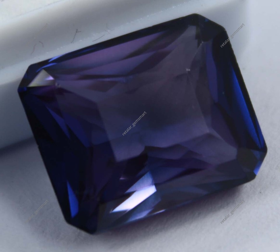 12 Ct Natural Tanzanite Rare Purple CERTIFIED Loose Gemstone Emerald ...