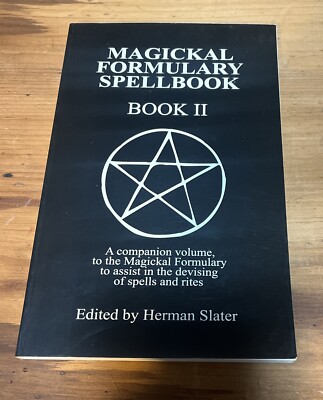 Magickal Formulary Spellbook Vol. 2 Herman Slater Rare OOP Wicca | eBay