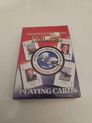 Operation Iraqi Freedom US Military Heroes Playing Cards | eBay