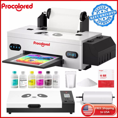 Procolored F13 USED L1800 DTF Printer for Dark/White Garments Transfer ...