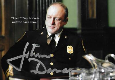 John Doman auto/signed The Wire Gotham ER The Affair Actor Rare COA ...