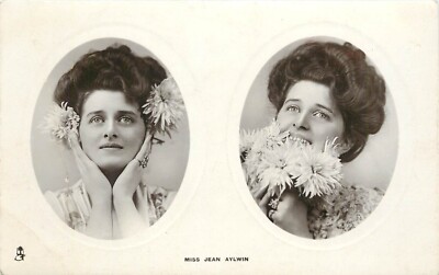 Tuck Postcard T1316 Celebrities of the Stage, Beautiful Miss Jean Alwyn ...