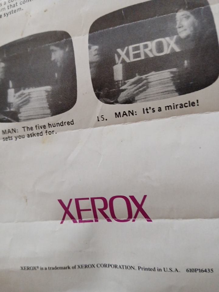 Brother Dominic Signed XEROX Poster DECADE FULL OF MIRACLES + Glue-On ...