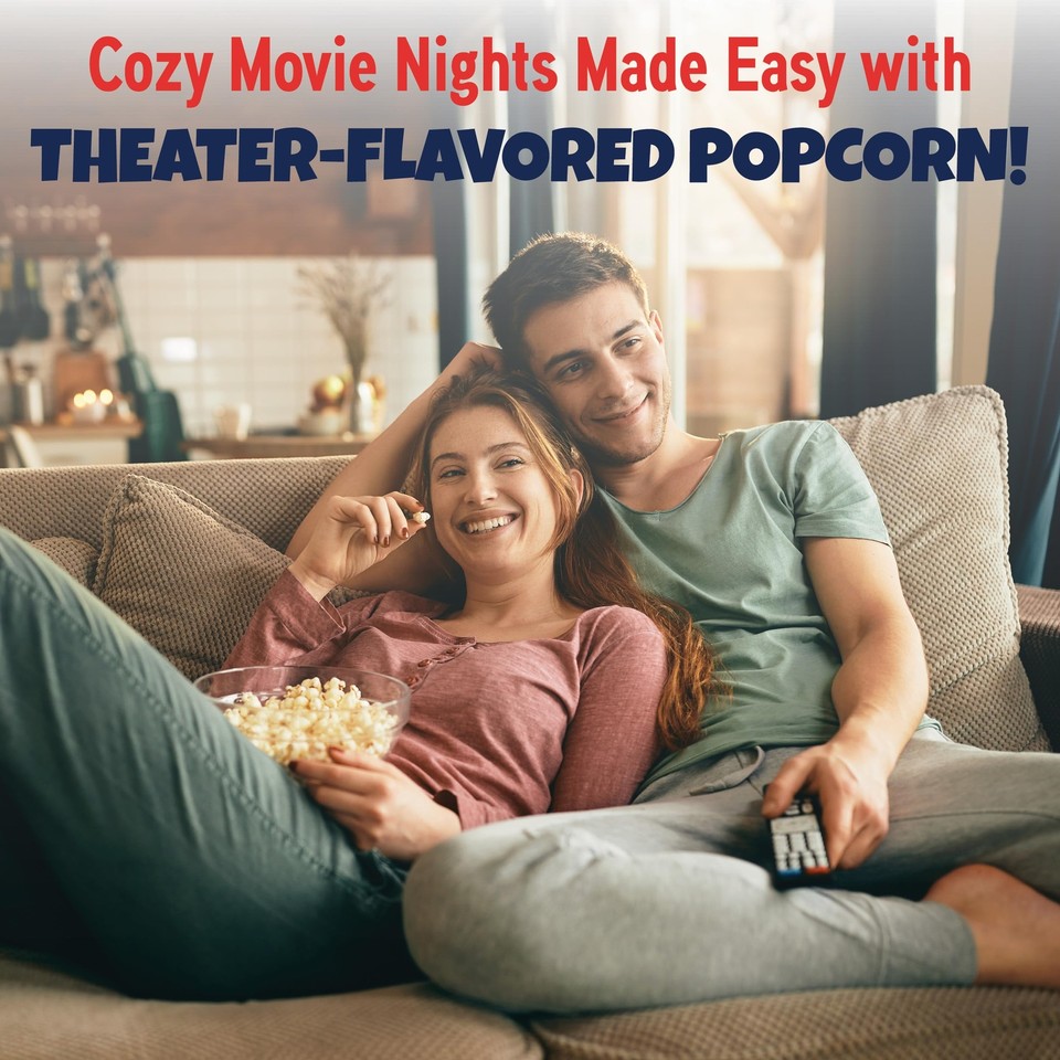 Premium America Popcorn Kit, 24 Packs 8 oz Popper, Movie Theater ...