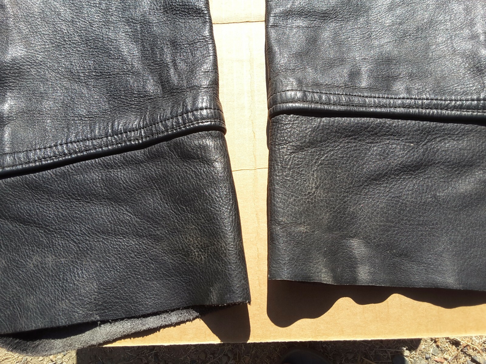 Leather Chaps California Creations US Made Size Small-Regular Biker ...