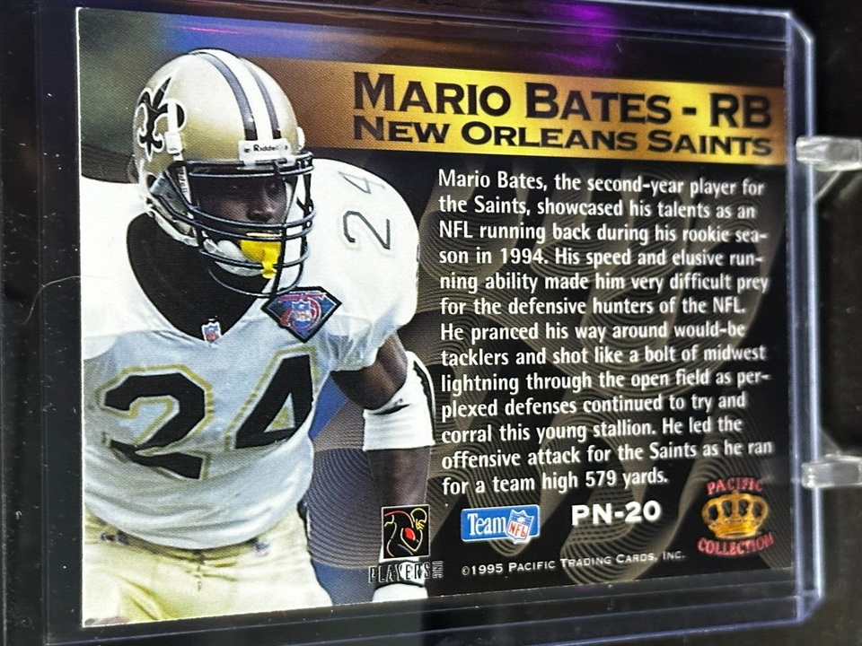 1995 Pacific Crown Royale Pride of the NFL Mario Bates #PN-20 | eBay