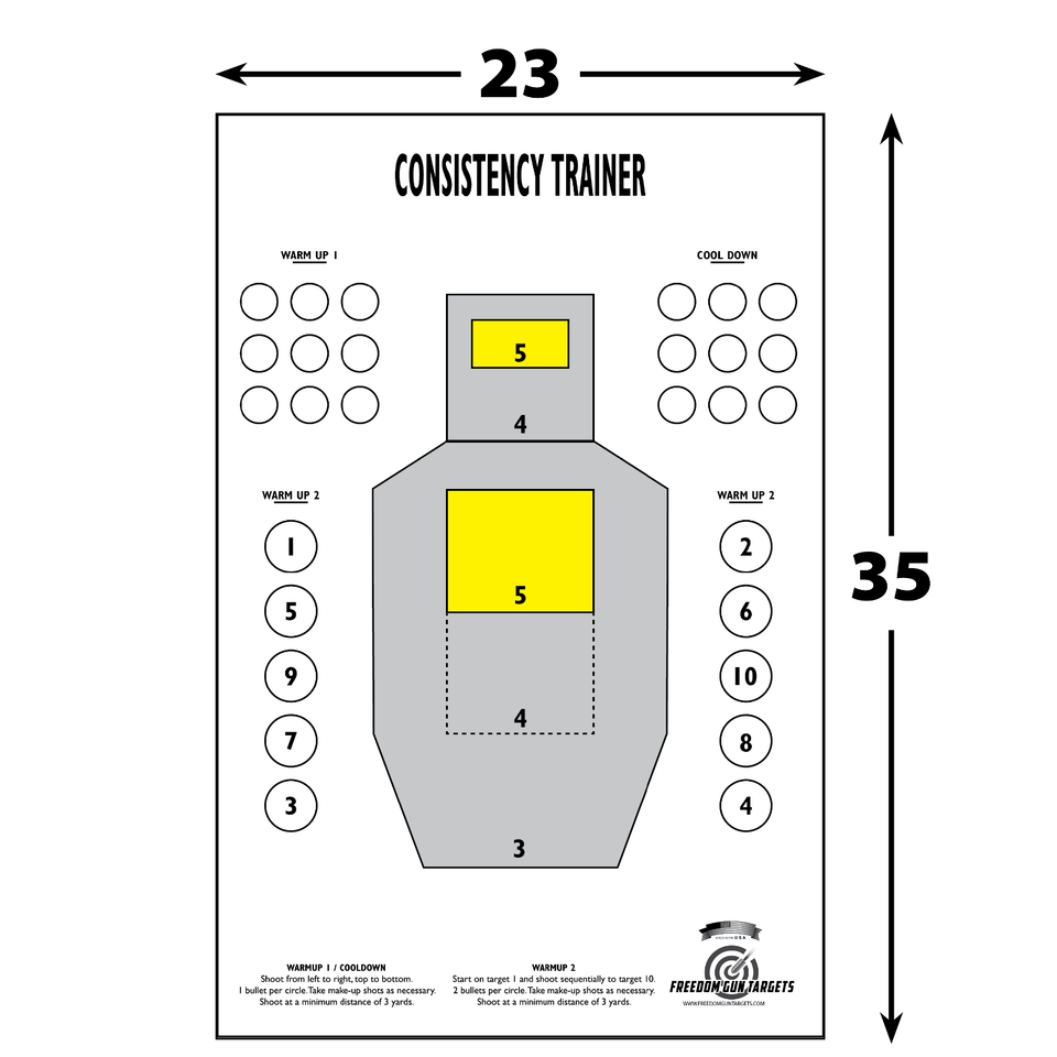 Silhouette Outline Targets 25 Paper Shooting Targets – 23x35 Inch Gun ...